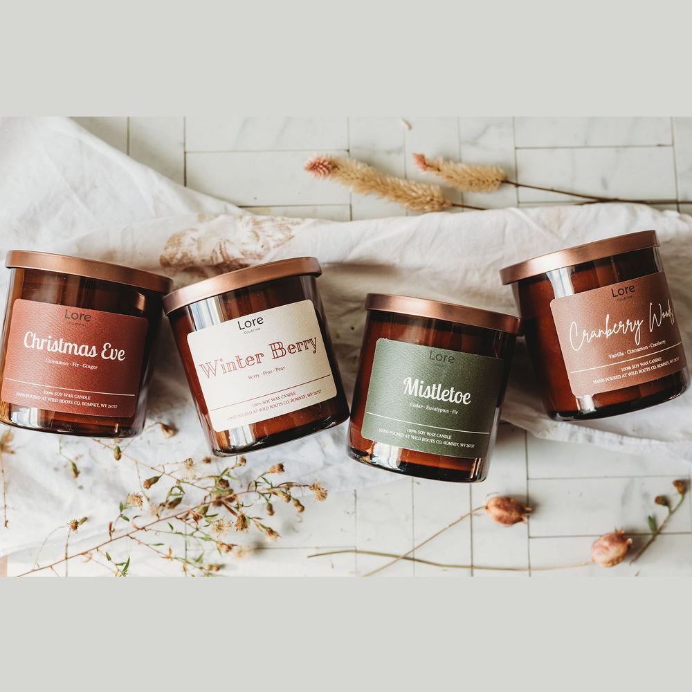 Holiday Candles 4-Pack